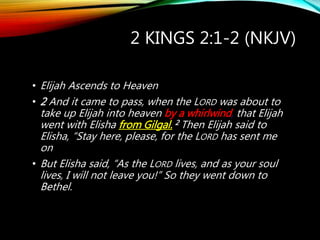 The prophet Elisha | PPTX