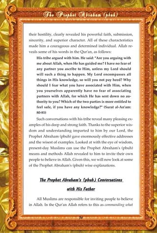 The prophet Ibrahim (Abraham) (pbuh). english | PDF