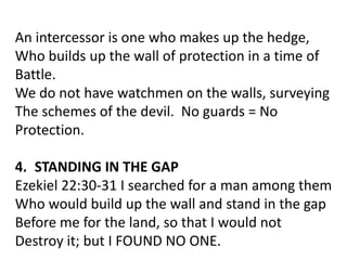 Prophetic Intercessor | PPTX