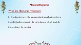 Messianic Prophecies | PPTX