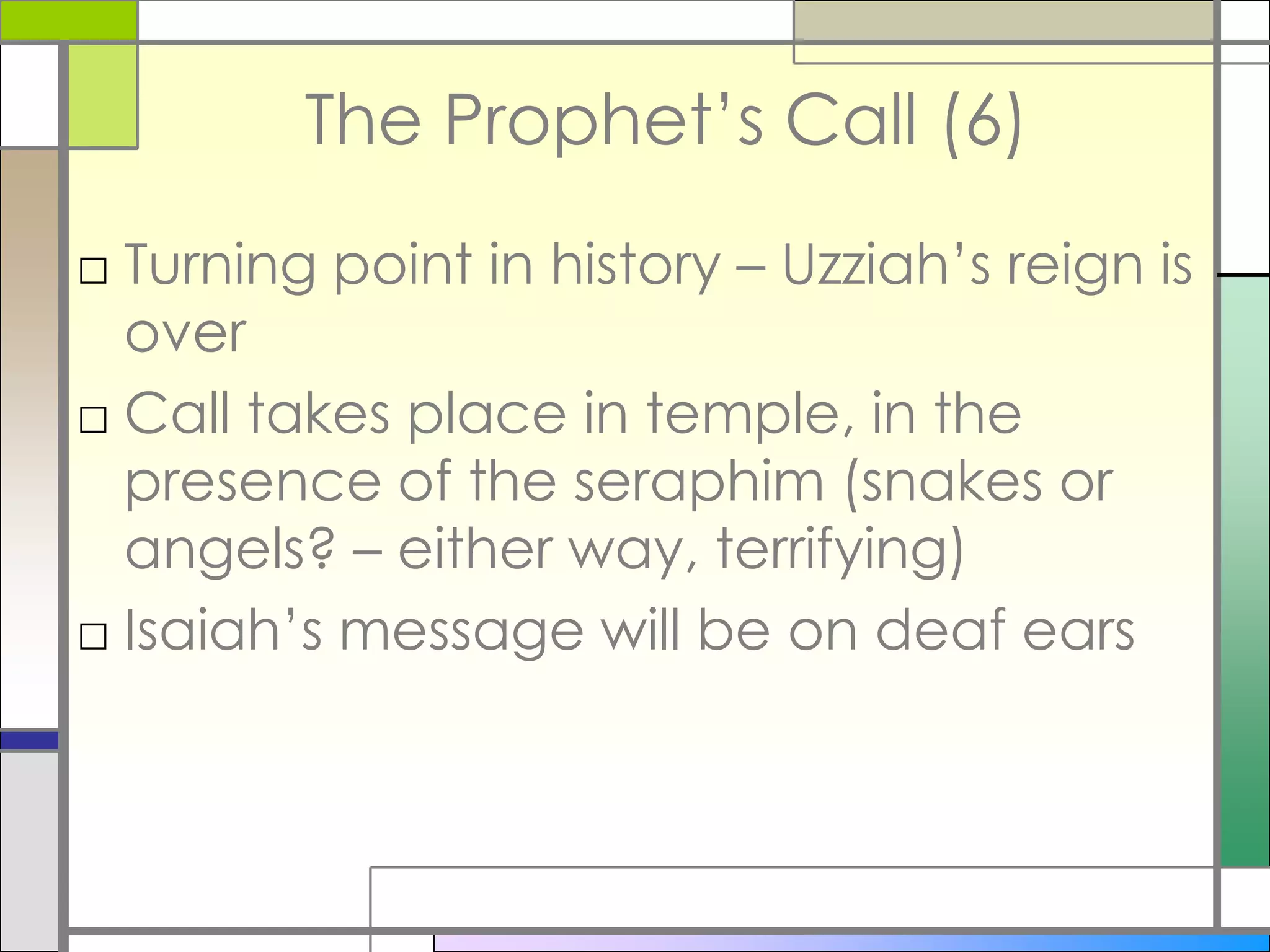 The prophet isaiah | PPTX