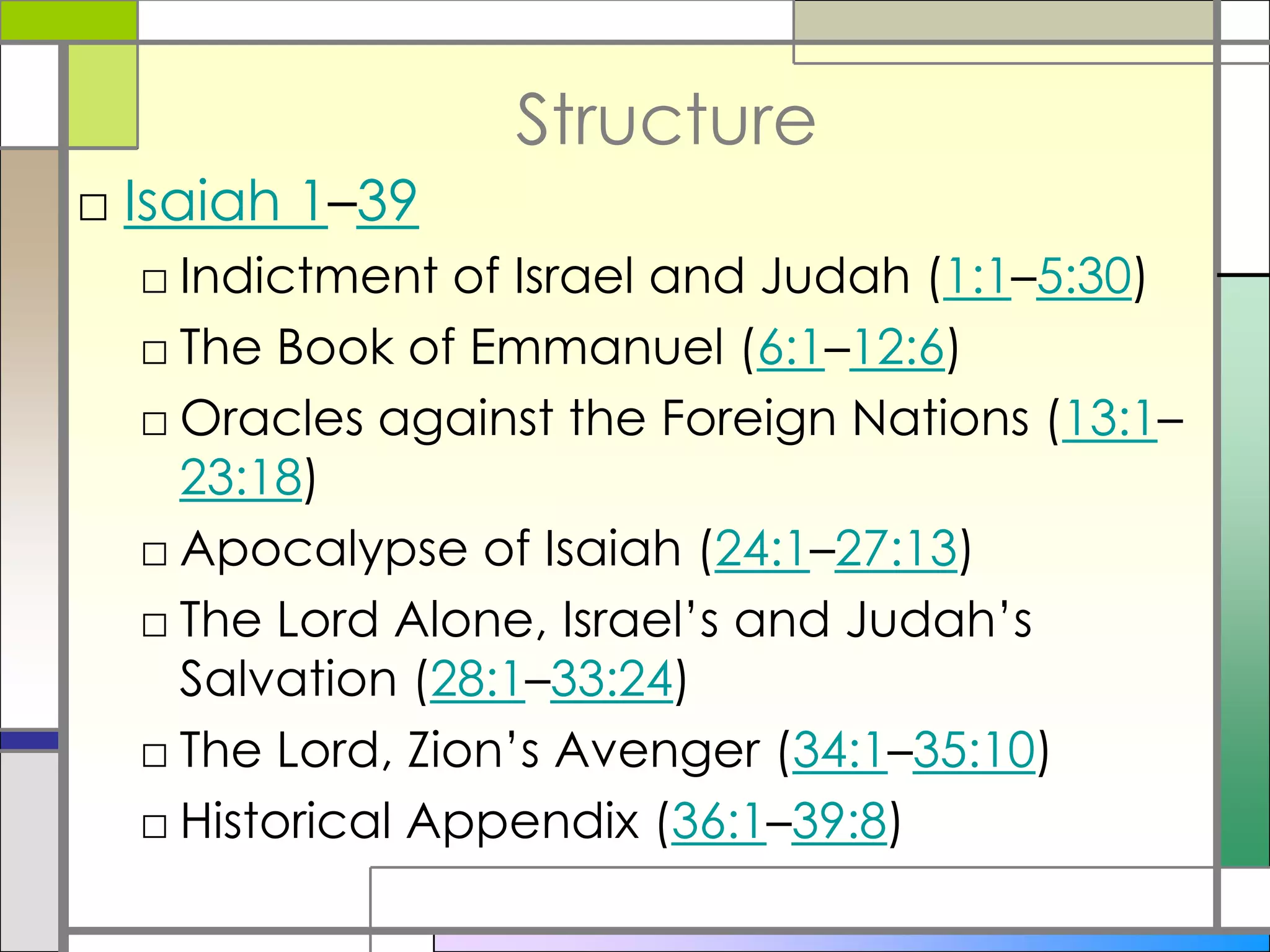 The prophet isaiah | PPTX