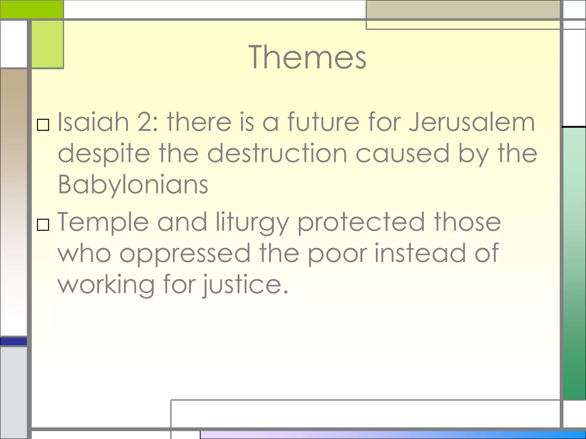 The prophet isaiah | PPTX