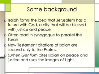 The prophet isaiah | PPTX