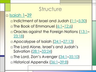 The prophet isaiah | PPTX