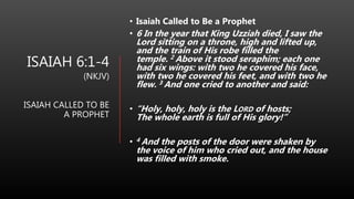 The prophet isaiah | PPTX
