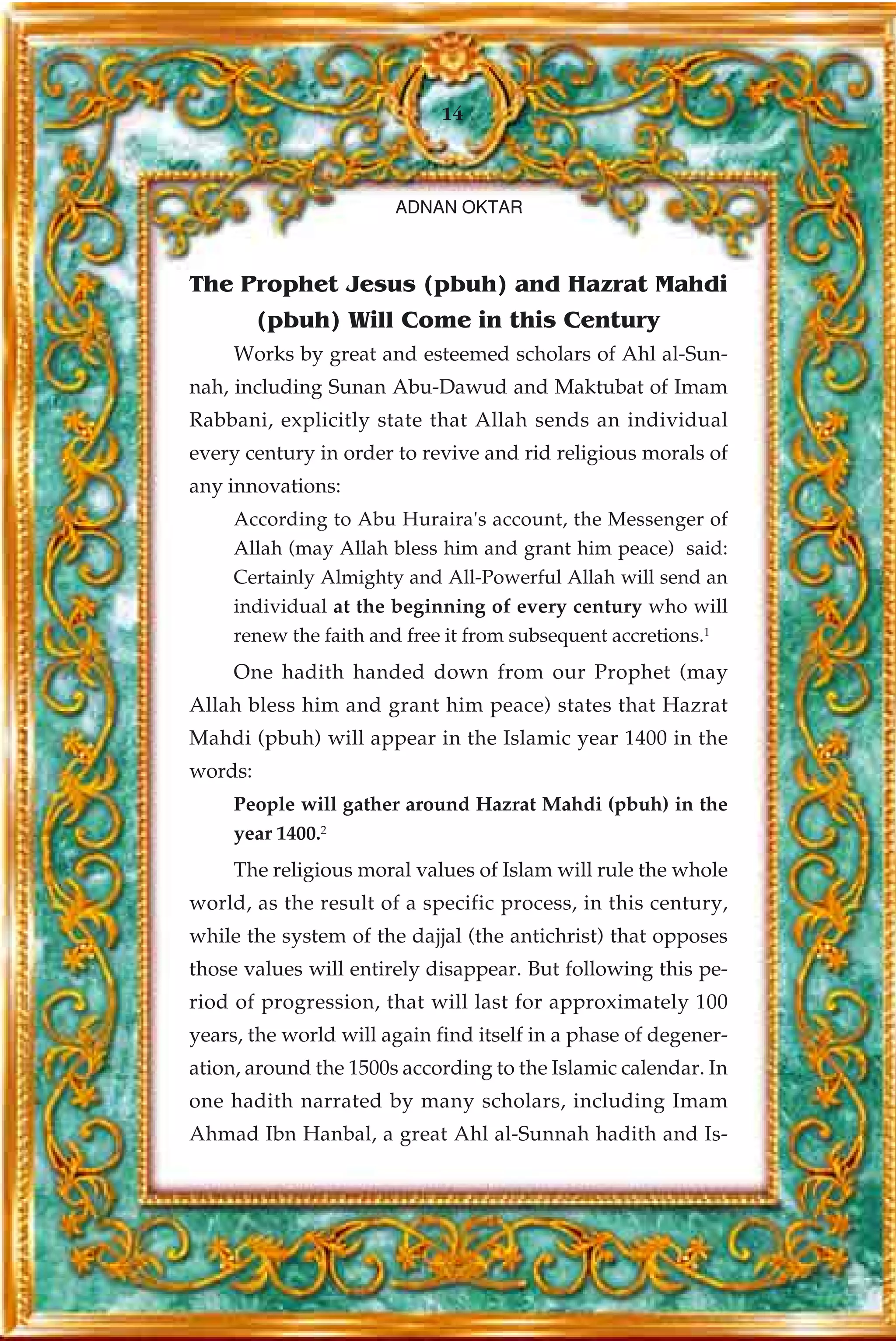 The prophet Isa (Jesus) (pbuh) did not die. english | PDF