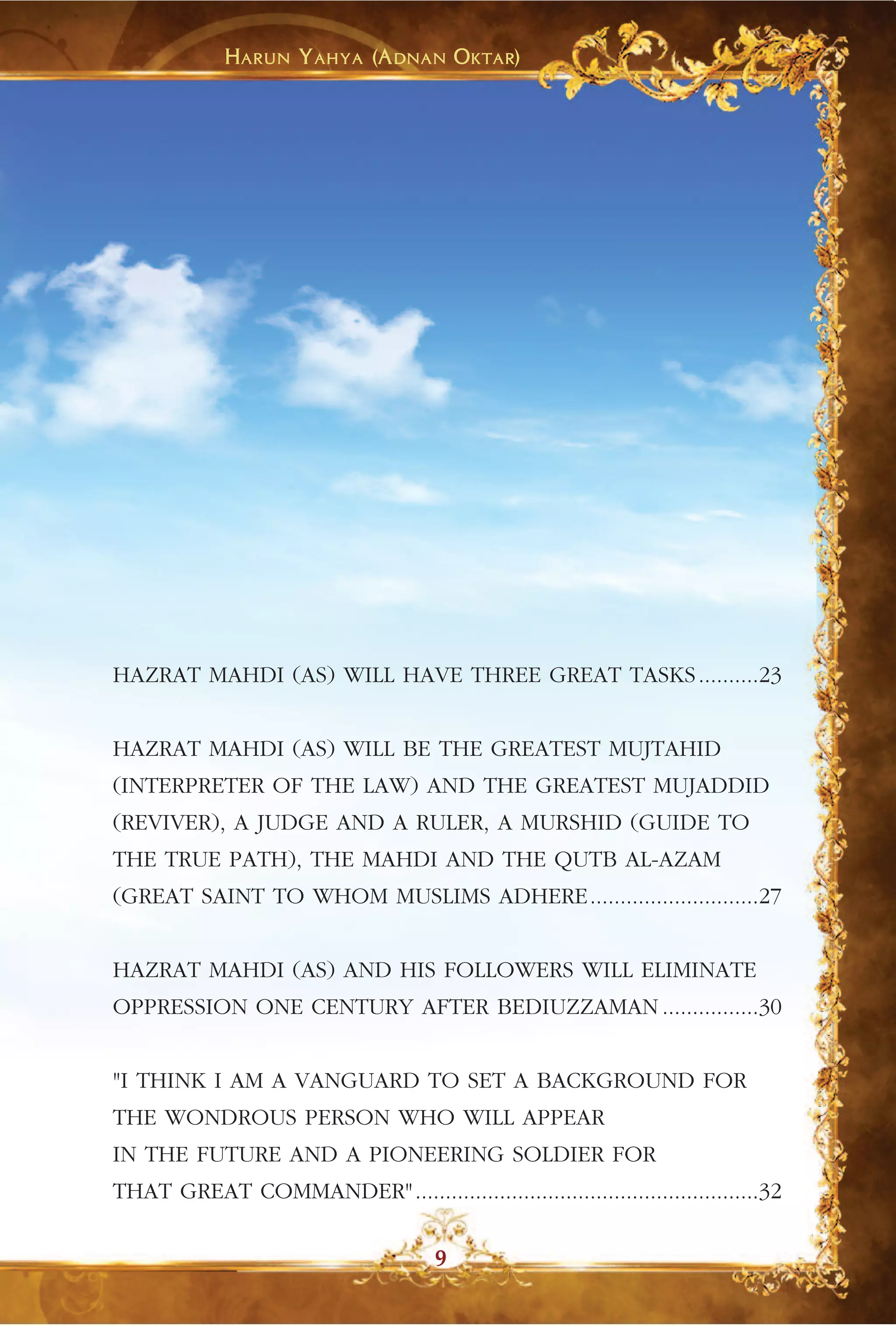 The prophet Isa (Jesus) (pbuh), hazrat Mahdi (pbuh) and the islamic ...