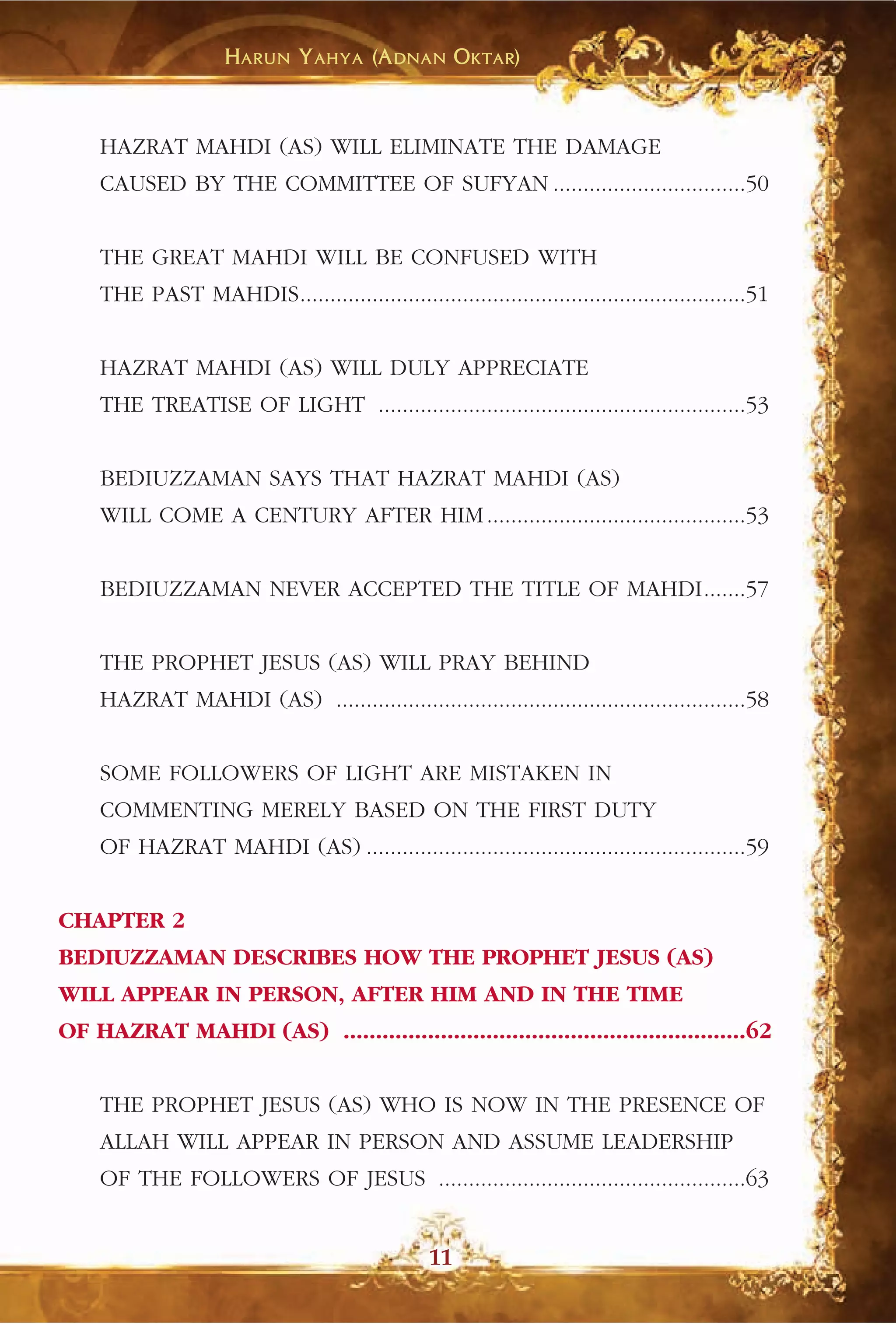 The prophet Isa (Jesus) (pbuh), hazrat Mahdi (pbuh) and the islamic ...