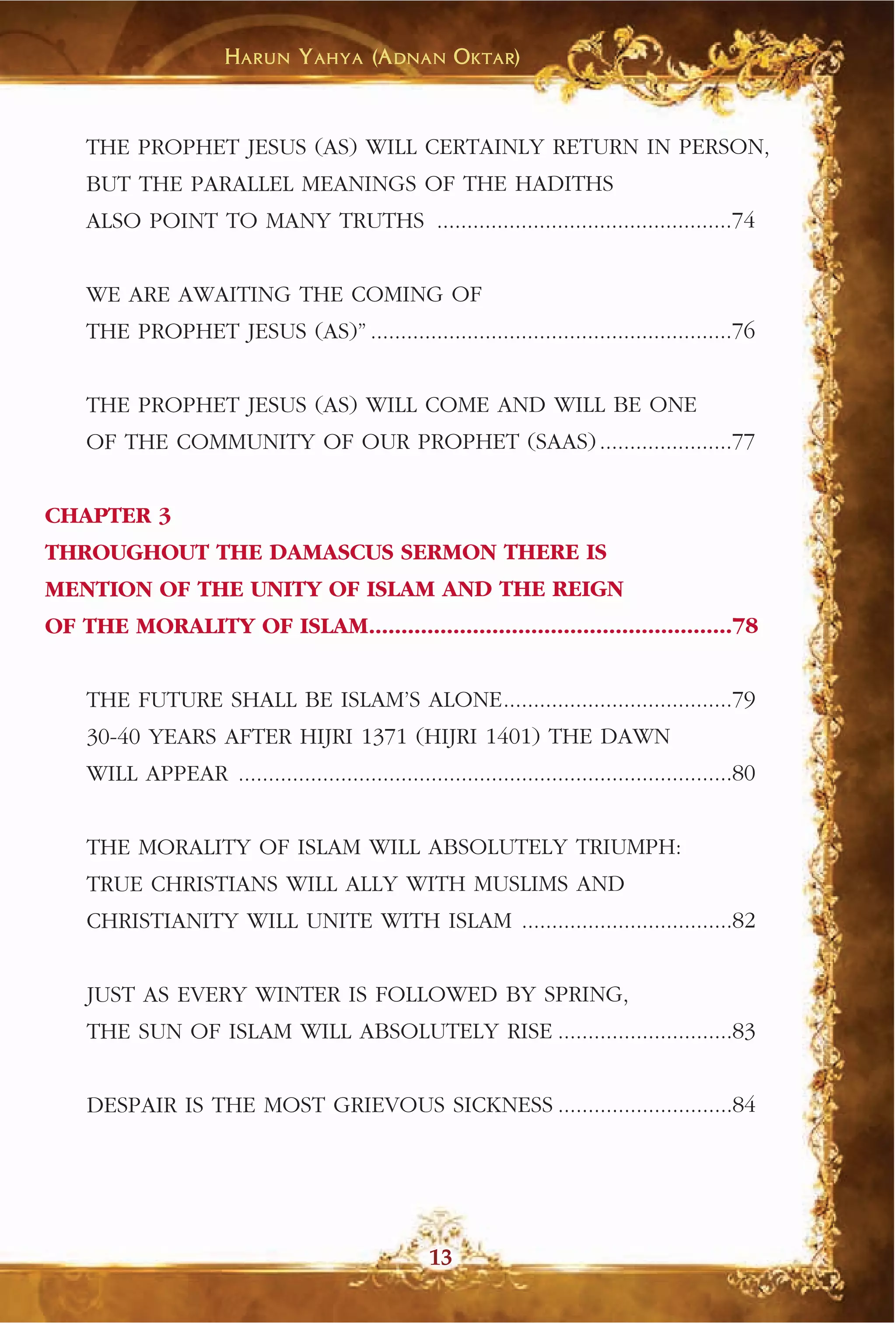 The prophet Isa (Jesus) (pbuh), hazrat Mahdi (pbuh) and the islamic ...