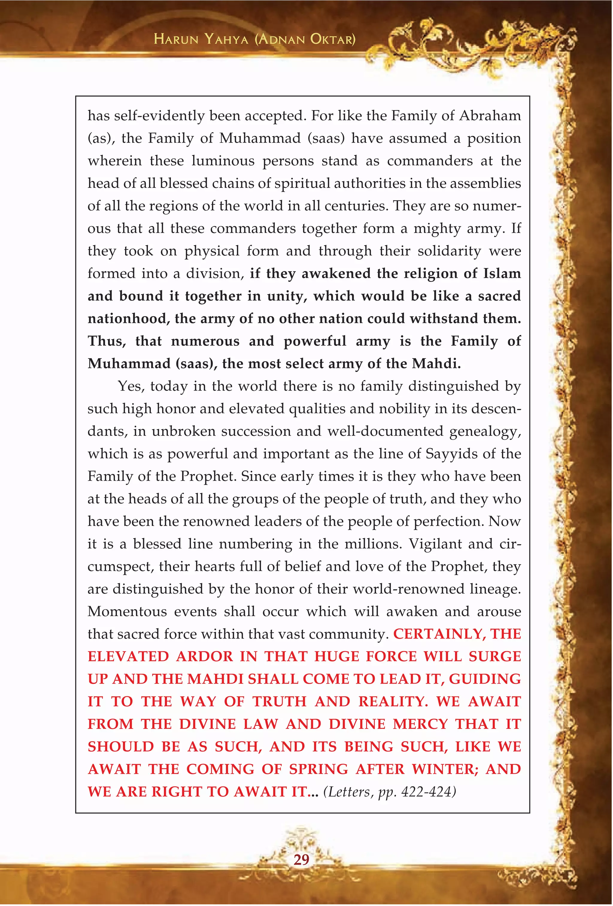 The prophet Isa (Jesus) (pbuh), hazrat Mahdi (pbuh) and the islamic ...