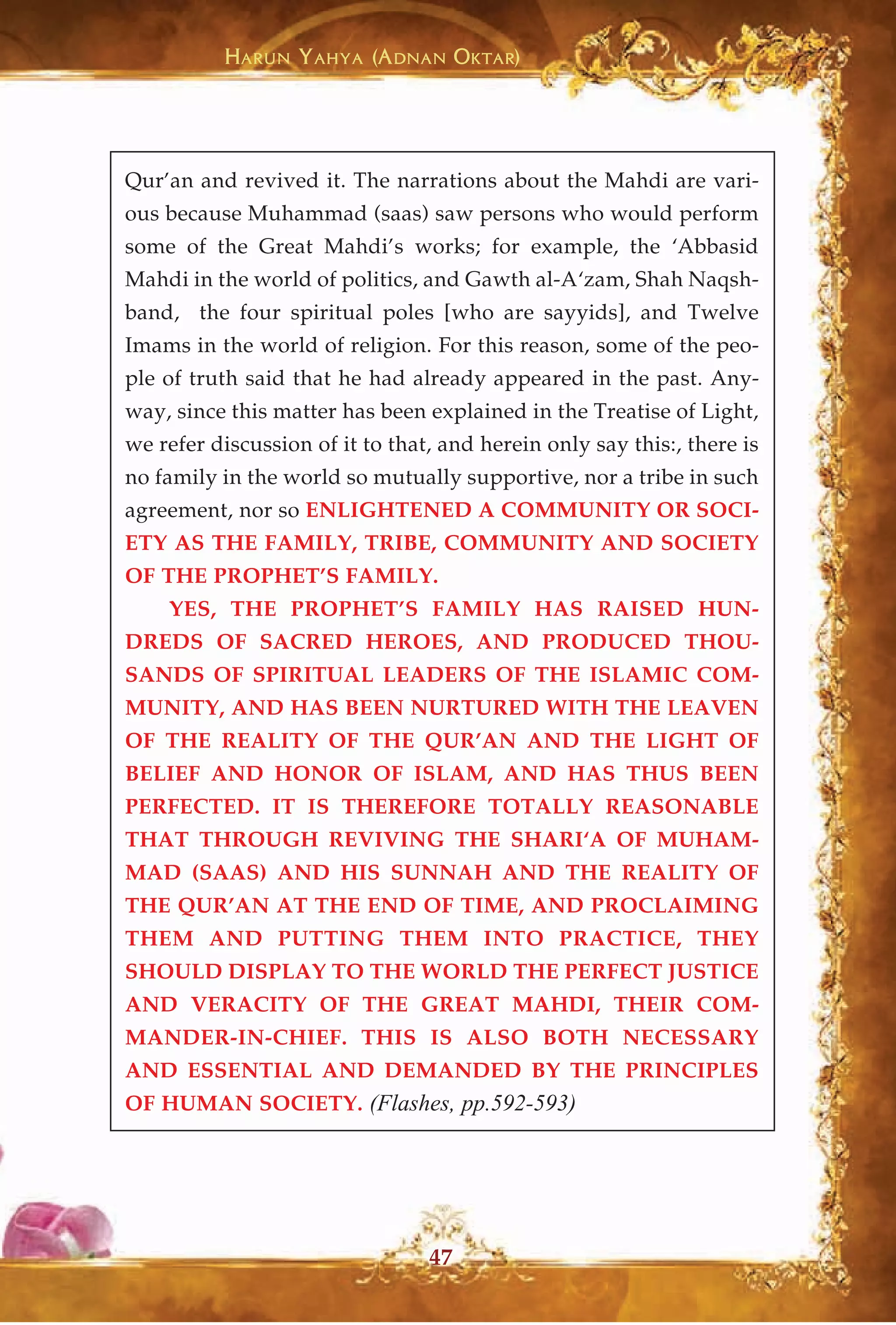 The prophet Isa (Jesus) (pbuh), hazrat Mahdi (pbuh) and the islamic ...