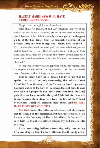 The prophet Isa (Jesus) (pbuh), hazrat Mahdi (pbuh) and the islamic ...