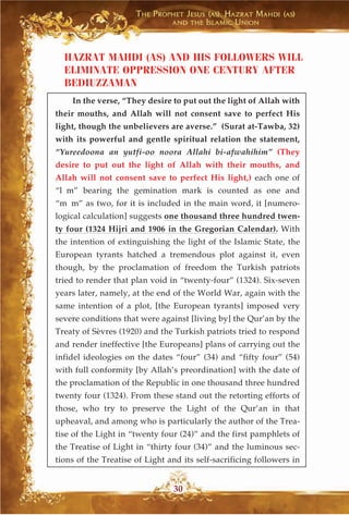 The prophet Isa (Jesus) (pbuh), hazrat Mahdi (pbuh) and the islamic ...