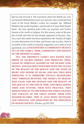 The prophet Isa (Jesus) (pbuh), hazrat Mahdi (pbuh) and the islamic ...
