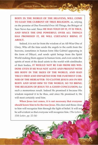 The prophet Isa (Jesus) (pbuh), hazrat Mahdi (pbuh) and the islamic ...