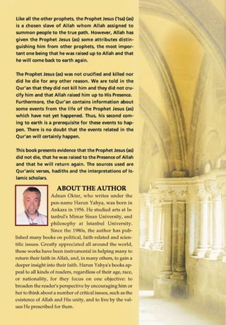 The prophet Isa (Jesus) (pbuh) will return. english | PDF