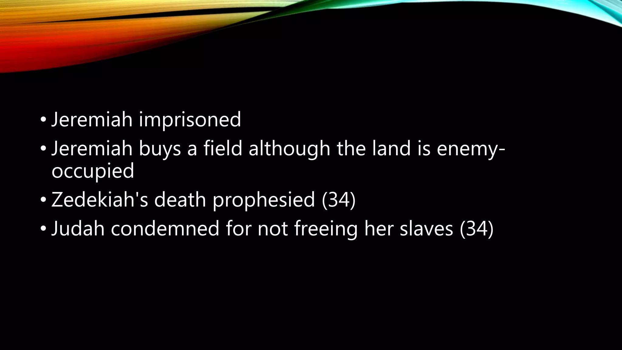 The Prophet Jeremiah | PPTX