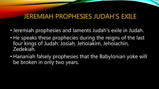 The Prophet Jeremiah | PPTX