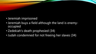 The Prophet Jeremiah | PPTX