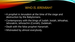 The Prophet Jeremiah | PPTX
