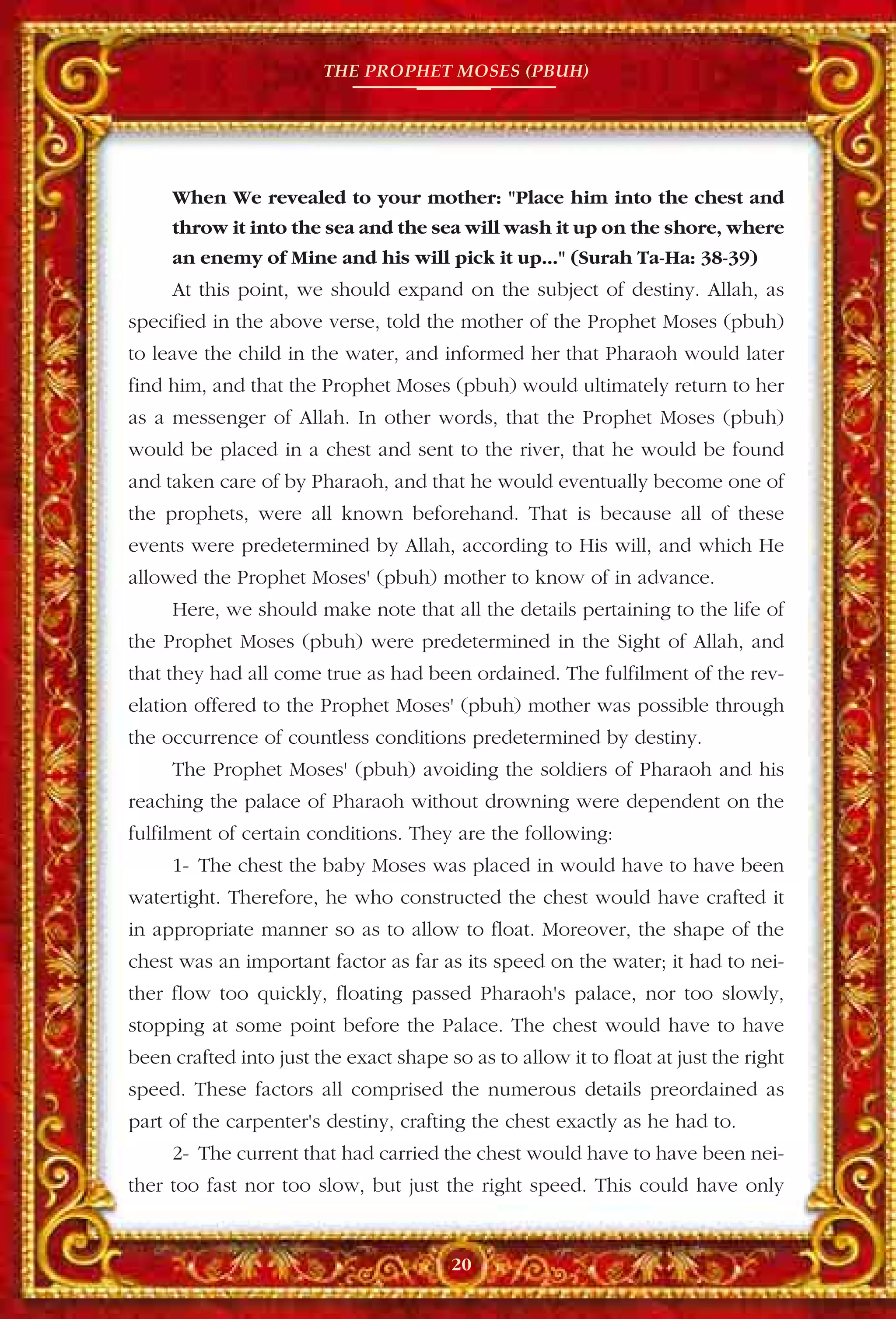 The prophet Musa (Moses) (pbuh). english | PDF | Islam | Religion ...