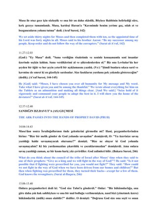 The prophet Musa (Moses) (pbuh) and the ark of the covenant. english | DOC