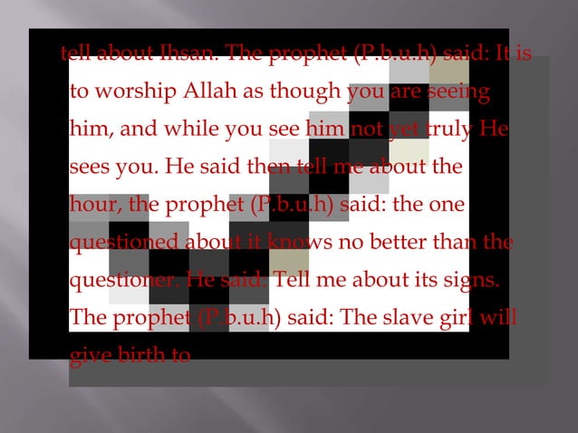 The prophet’s character part 3 | PPT