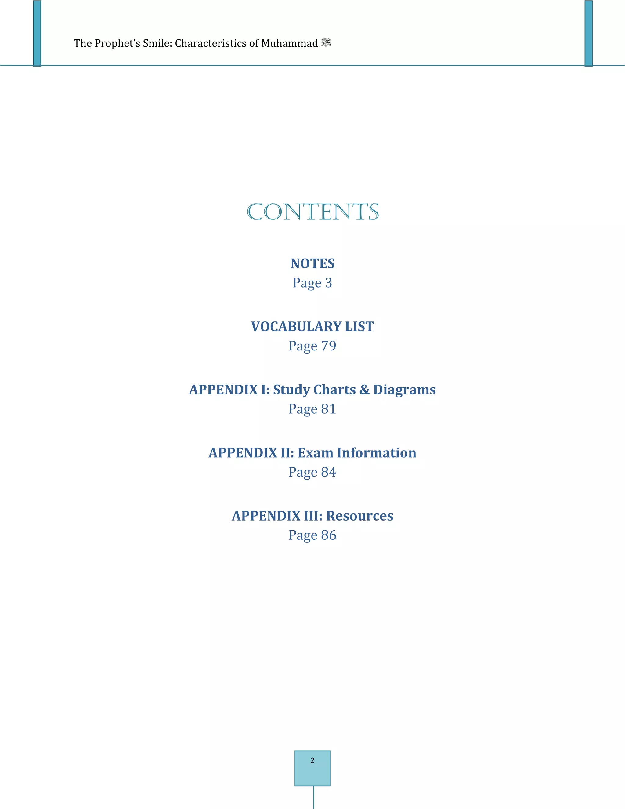 The Prophet's Smile | PDF