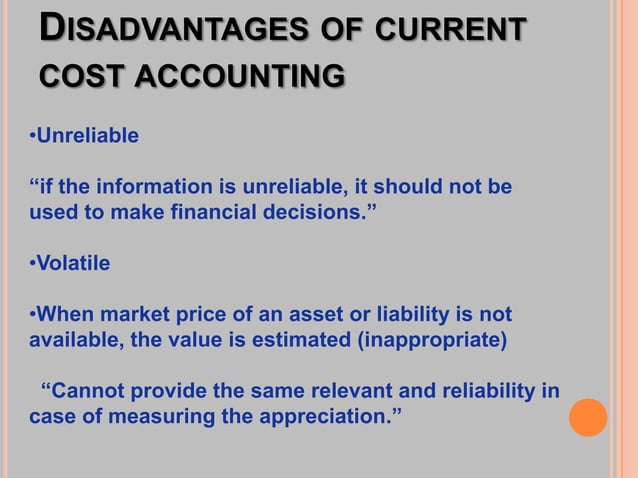 The Pros And Cons Of Current Cost Accounting Slide the-pros-and-cons-of-current-cost-accounting-slide
