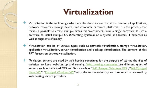 The Pros and Cons of Desktop Virtualization | PPTX