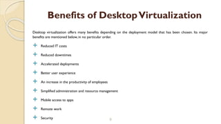 The Pros and Cons of Desktop Virtualization | PPTX