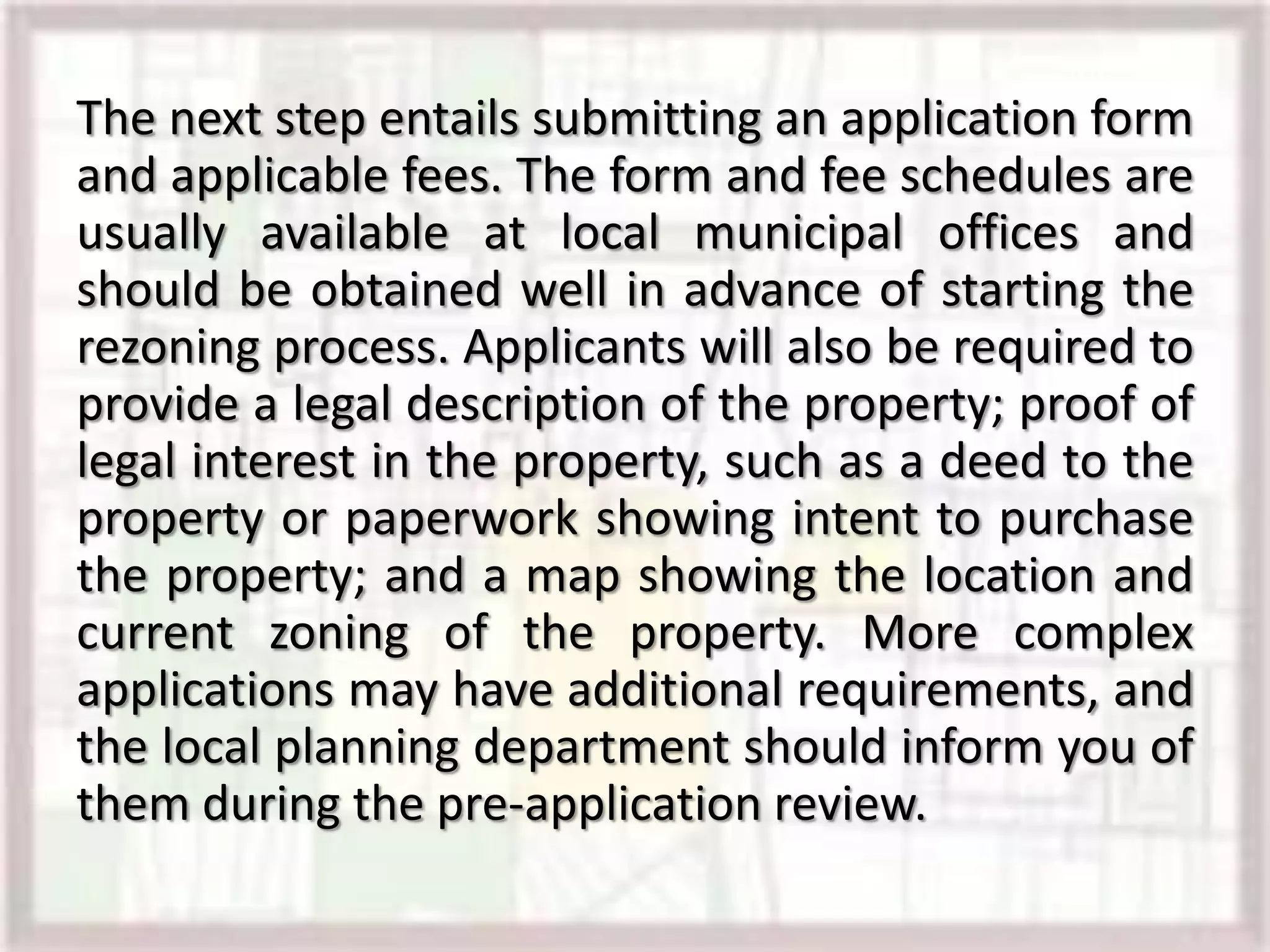 The pros and cons of rezoning a property(finished) | PPTX