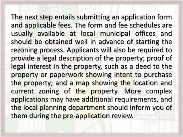 The pros and cons of rezoning a property(finished) | PPT