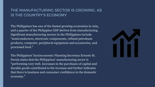 The Pros of Manufacturing in the Philippines | PDF