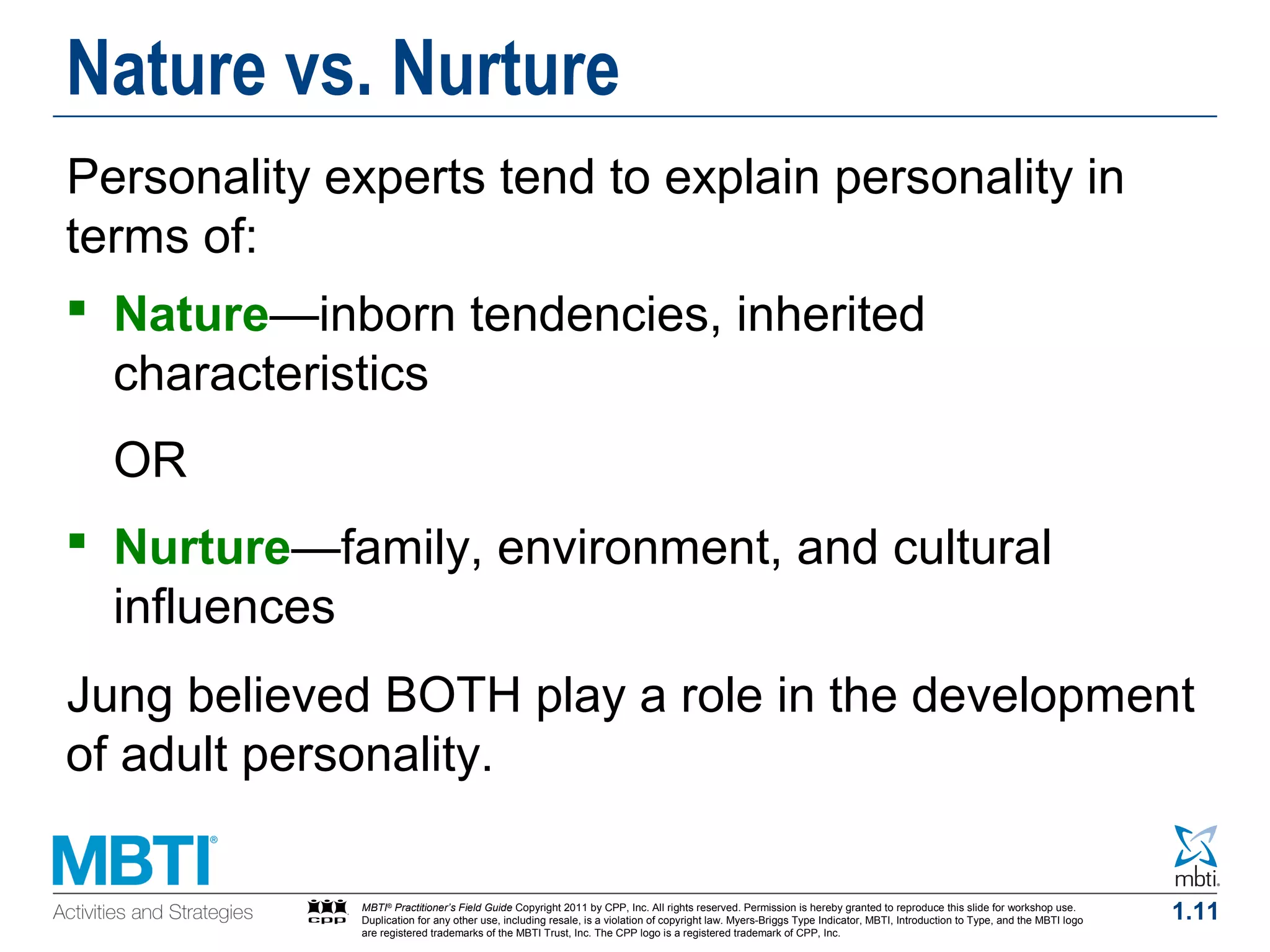 MBTI Type Presentation--Introduction | PPT