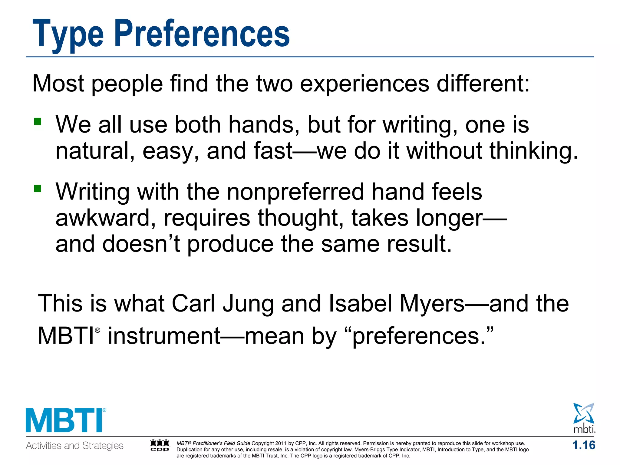 MBTI Type Presentation--Introduction | PPT
