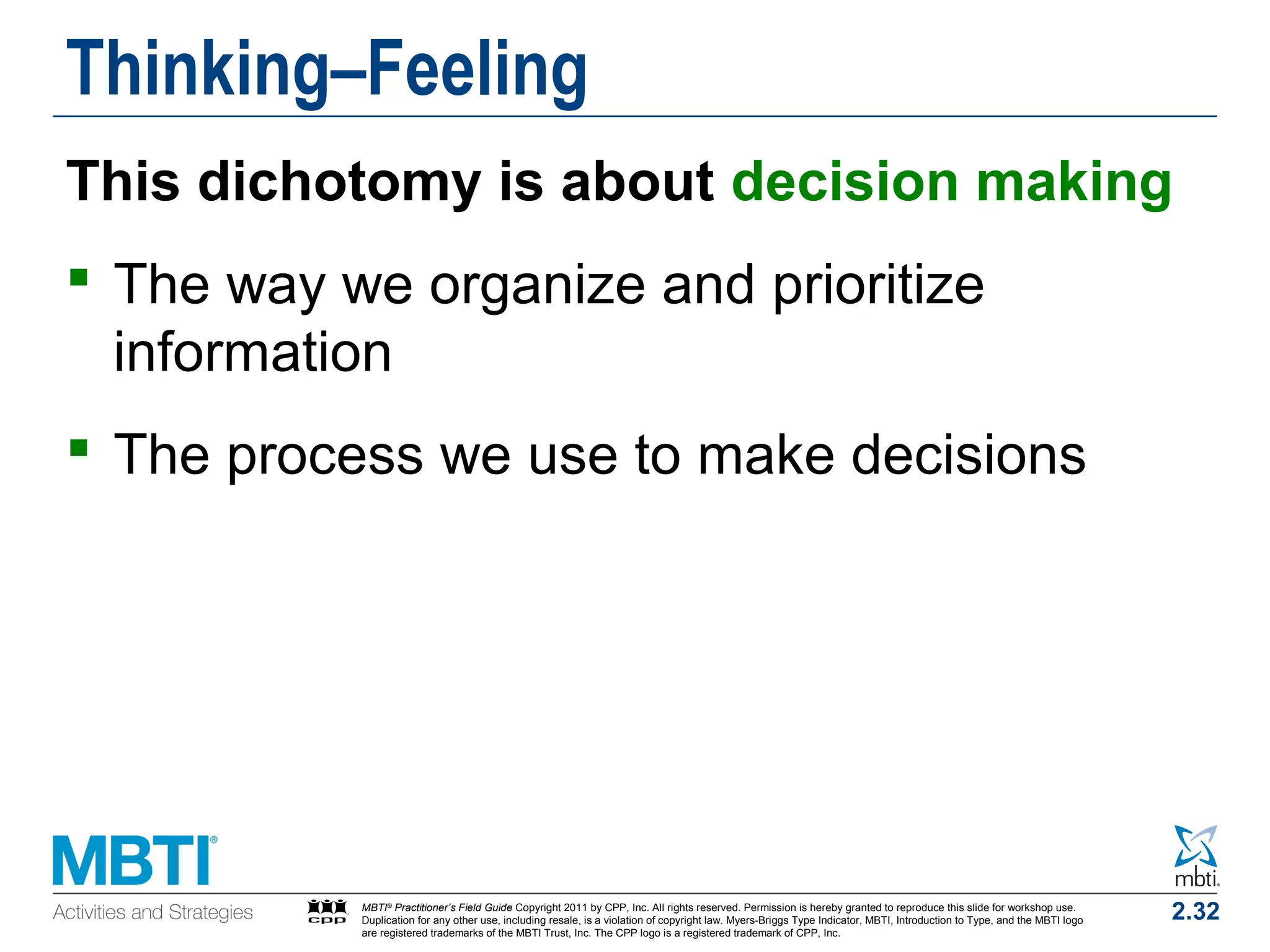 MBTI Type Presentation--Introduction | PPT