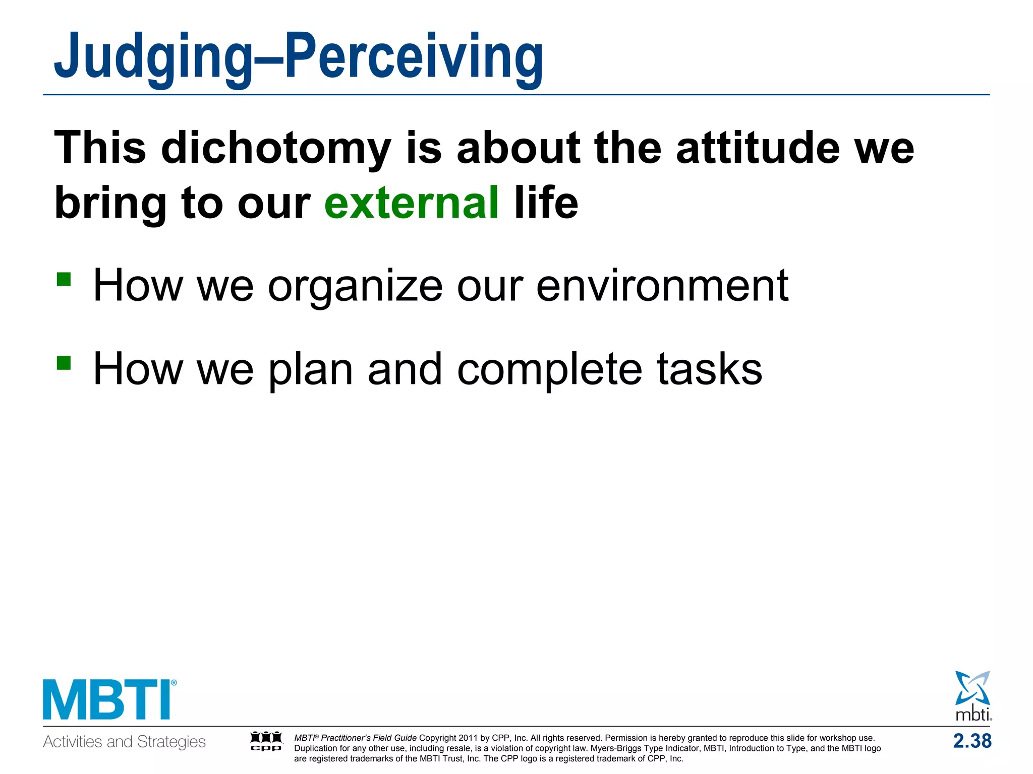 MBTI Type Presentation--Introduction | PPT