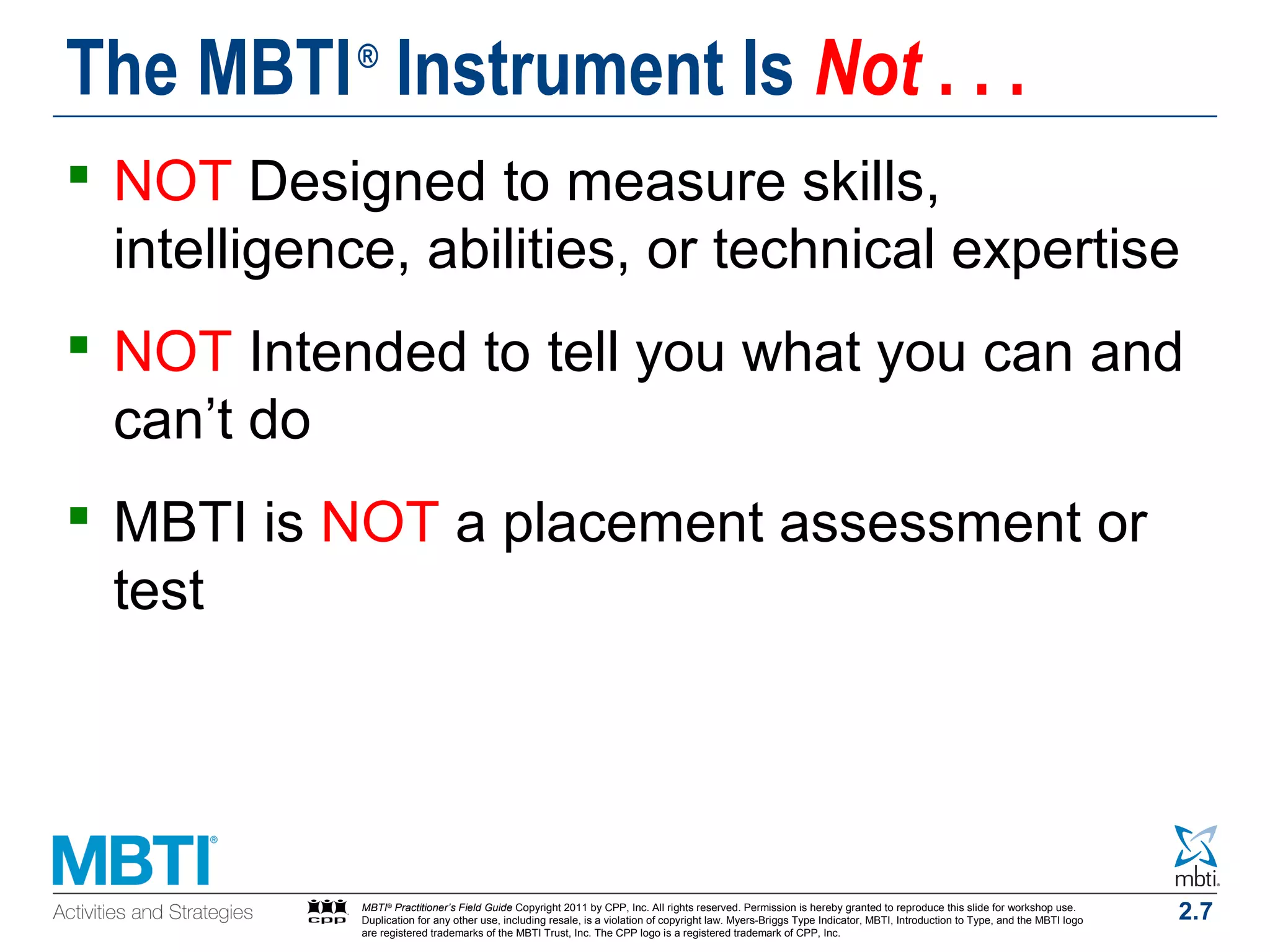 MBTI Type Presentation--Introduction | PPT