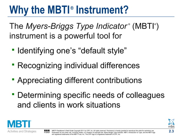 MBTI Type Presentation--Introduction | PPT | Resume Writing and Advice ...
