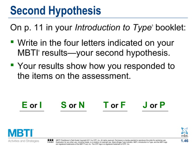MBTI Type Presentation--Introduction | PPT | Resume Writing and Advice ...