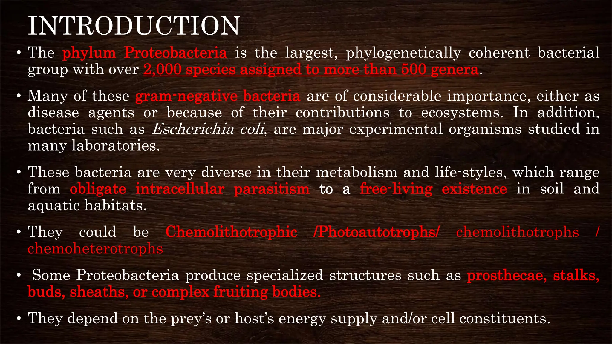 THE GENERAL PROPERTIES OF PROTEOBACTERIA AND ITS TYPES | PPTX