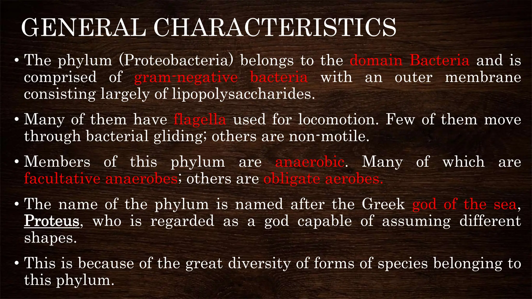 THE GENERAL PROPERTIES OF PROTEOBACTERIA AND ITS TYPES | PPTX