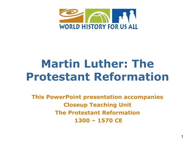 The Protestant Reformation | PPT