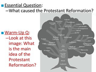 The protestant reformation | PPT