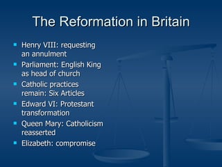 The protestantreformationedited | PPT | Christianity | Religion ...