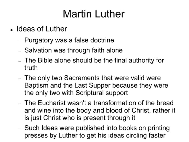 The protestant reformation powerpoint | PPT