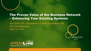 The Proven Value of the Business Network – Enhancing Your Existing ...