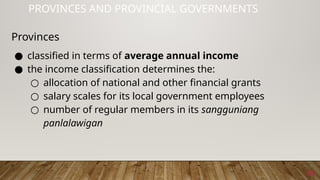 THE PROVINCIAL GOVERNMENT.ppg 12 pptx | PPTX